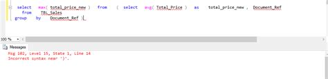 How To Find Max From Avg In Sql Server 2008 Stack Overflow