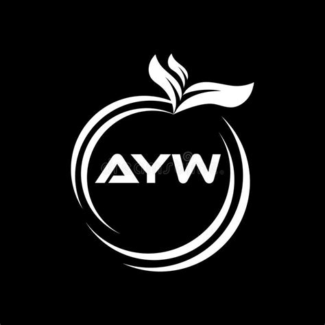 Ayw Letter Logo Design Ayw Simple And Modern Monogram Logo Stock