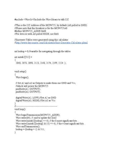 mcp4725 use code pdf computer engineering electrical engineering