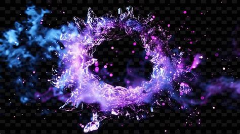 Premium Psd Png Holographic Interference Glitch With Futuristic Symbols 3d S Illustration