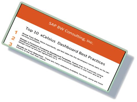 Build High Impact Xcelsius Dashboardswebibest Practices Build High Impact Xcelsius Dashboardswebibest Practices