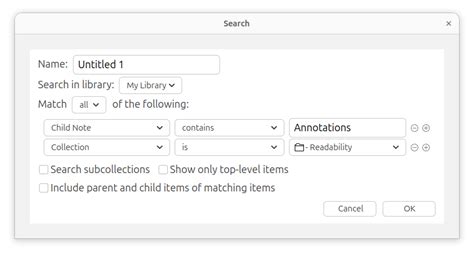 searching which items in a collection have annotated attachments