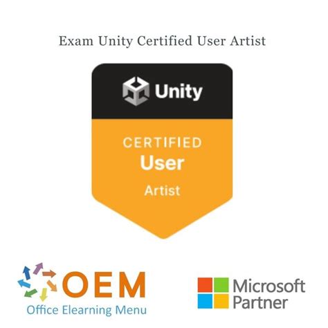 Examen Unity Certified User Artist Test Center Certiport Oem