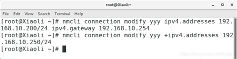 redhat 7 使用nmcli 命令配置网络 nmcli connection show csdn博客