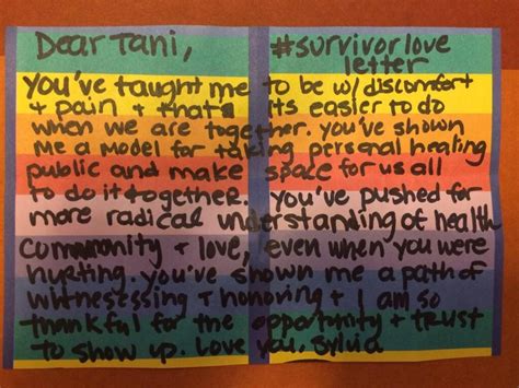 This Campaign Encourages Sexual Assault Survivors To Write Themselves Love Letters
