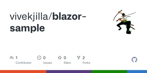 Github Vivekjilla Blazor Sample