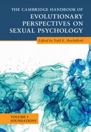 Sexual Conflict Theory Chapter The Cambridge Handbook Of Evolutionary Perspectives On