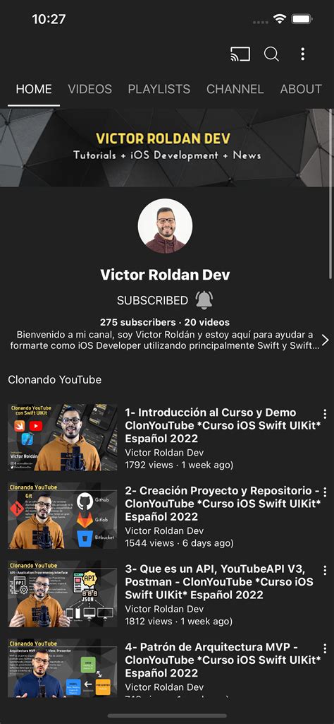 github jefferj youtubeclone app youtube clonada implementando uikit
