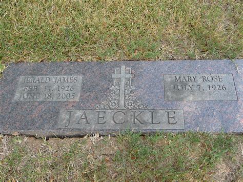 Dr Jerald James Jaeckle 1926 2005 Find A Grave Memorial