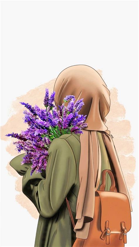 اجمل الصور بنات كيوت محجبات كرتون فخمة Hijab Cartoon Cartoon Photo