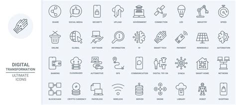 Digital Network Technology Automation Royalty Free Vector