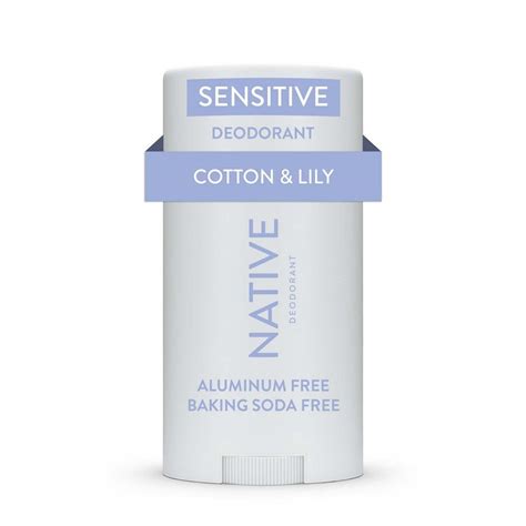 Native Sensitive Deodorant Cotton And Lily No Baking Soda 2 65 Oz