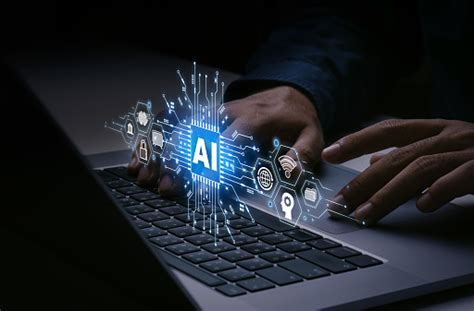 Ai 기술 Artificial Intelligenceman Ai 도구를 사용합니다 기술 스마트 과학 및 혁신 정보 및 데이터 온라인 네트워크에 대한 액세스를 제공하기 위한
