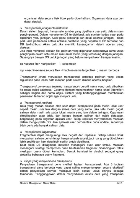 9 Database Terdistribusi Pdf