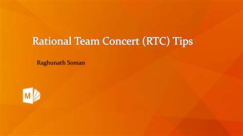 Rational Team Concert Rtc Tips Ppt