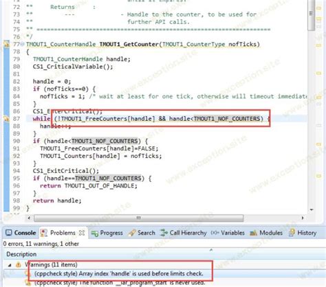 开源静态代码分析：cppcheck with eclipse 异常教程