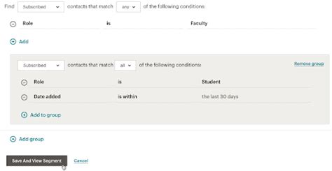 Understanding Advanced Segmentation Logic Mailchimp