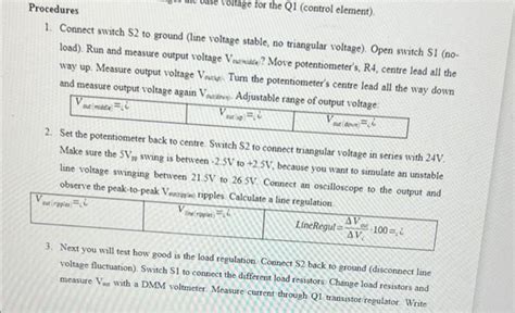 Lab Voltage Regulators Introduction A Voltage Chegg Com