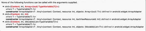This Not An Acceptable Context For Arrayadapter Kotlin Stack Overflow