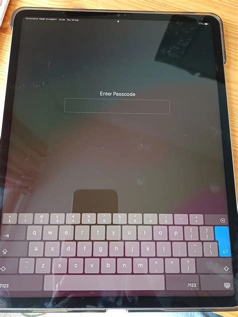 Shared Ipad Passcode Problem Community