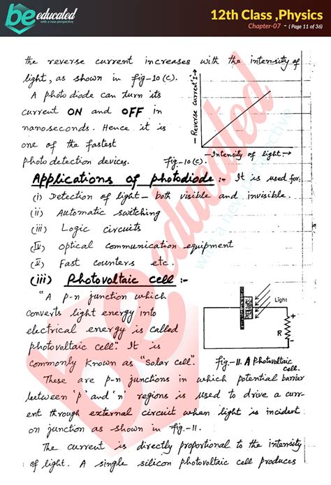 Chapter 7 Physics FSc Part 2 Notes Inter Part 2 Notes