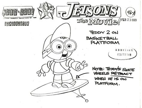 The Jetsons 1989 Movie Part 1 Model Sheets Turnarounds Character References R