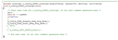 Deepstop Mode Implementation In Rh850 R7f701686 Microcontroller Forum Rh850 And Rl78fx Mcu