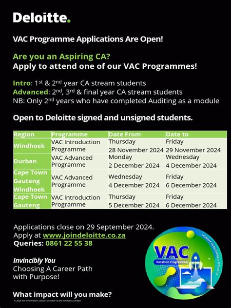 Vac 2024 Applications Are Open Pdf Business