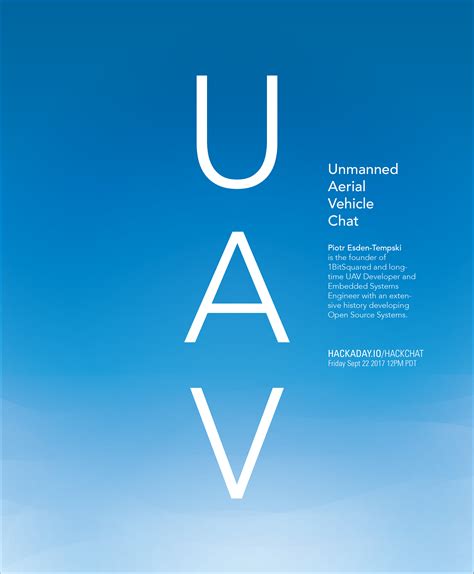 Friday Hack Chat All About Drones Hackaday