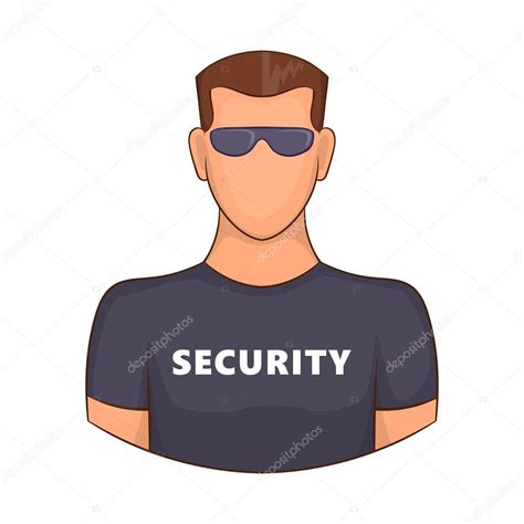 Dibujos Seguridad Guardia De Seguridad Icono Masculino Estilo De