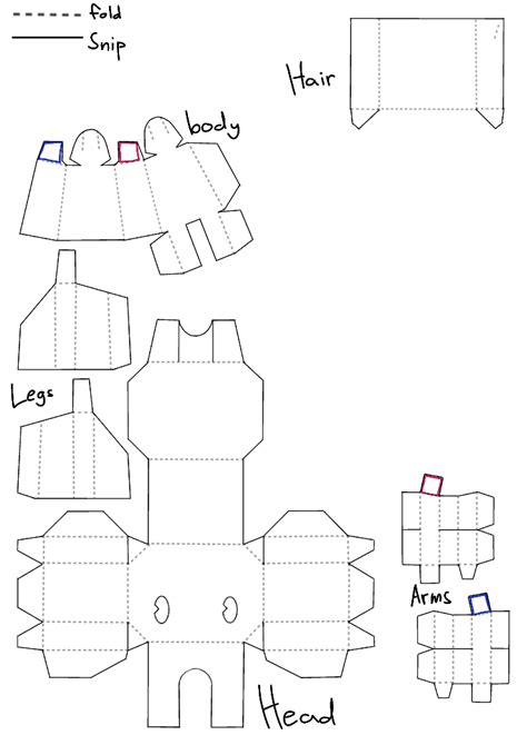 Papercraft Doll Template Artofit