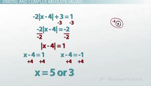 Solving Absolute Value Practice Problems Video Lesson Transcript Study Com