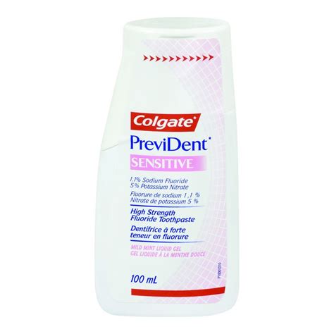 Colgate Prevident Sensitive Toothpaste Mild Mint 1 1 Sodium Fluoride