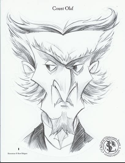 Series Of Unfortunate Events Illustrations Count Olaf