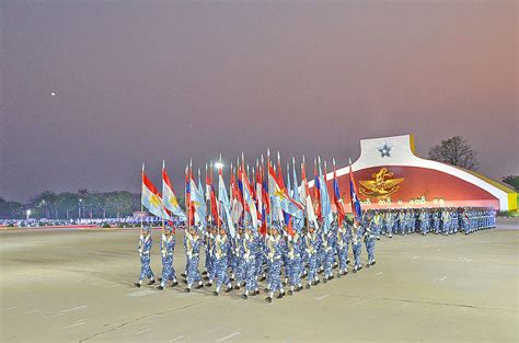 ၇၉ နှစ်မြောက် တပ်မတော်နေ့စစ်ရေးပြအခမ်းအနားကျင်းပမှုဓာတ်ပုံမြင်ကွင်း Myawady Webportal