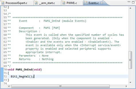 Tutorial Pwm With Processor Expert Mcu On Eclipse