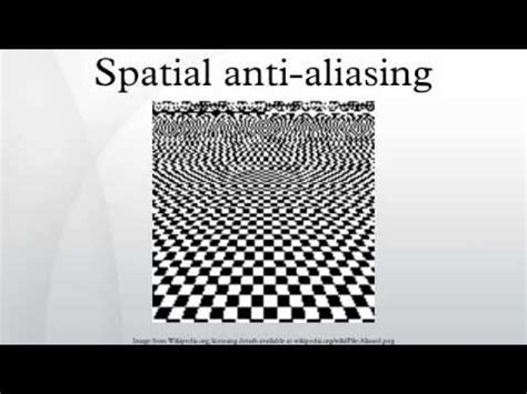 Spatial Anti Aliasing YouTube