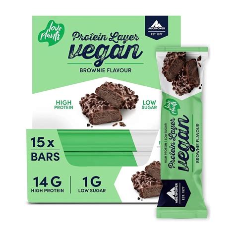 Multipower Vegan Protein Layer Bar 15 X 55g Riegel Bei Metasport