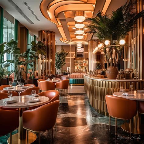 Art Deco Restaurant Interiors