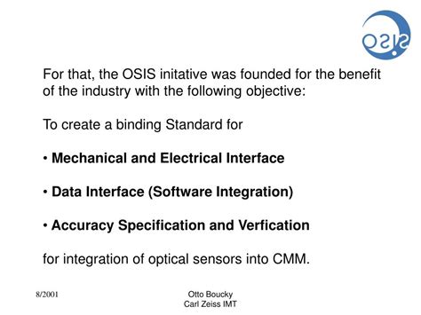 Ppt O Ptical Sensor Interface Standard Powerpoint Presentation Free Download Id 2970660