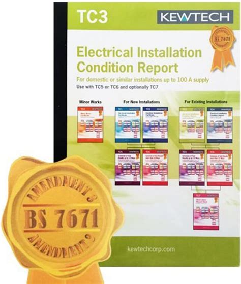 Kewtech Tc3 Amendment 3 Compliant Electrical Installation Condition