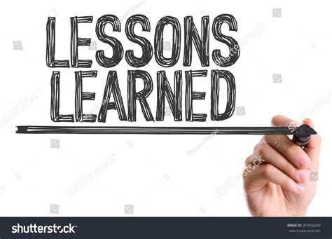 Lesson Learned