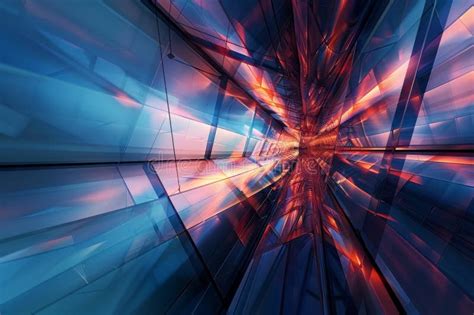 Intersecting Dimensions Abstract 3d Background Stock Illustration Illustration Of Innovative