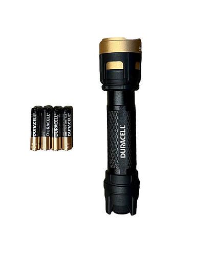 Фонарик ручной светодиодный аккумуляторный Duracell 550 люмен 3 режима ...