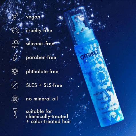Amika Water Sign Hydrating Hair Oil 50ml Oz Hair And Beauty