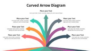 Free Curved Arrow Template PowerPoint Google Slides