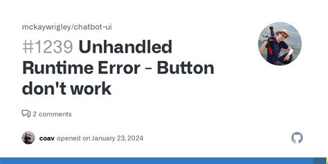 Unhandled Runtime Error Button Dont Work · Issue 1239