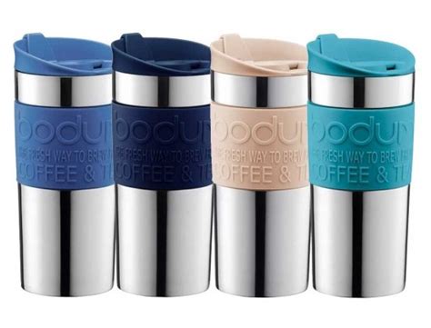 Bodum Travel Mug And Plunger Stainless Steel Coffee And Tea Lovers