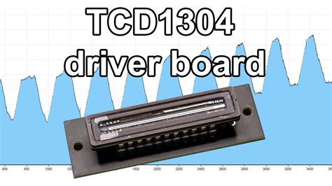 tcd1304 ccd driver board revisited youtube