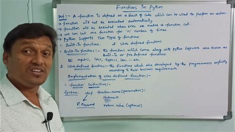 Functions In Python Python Functions Functions Python Programming